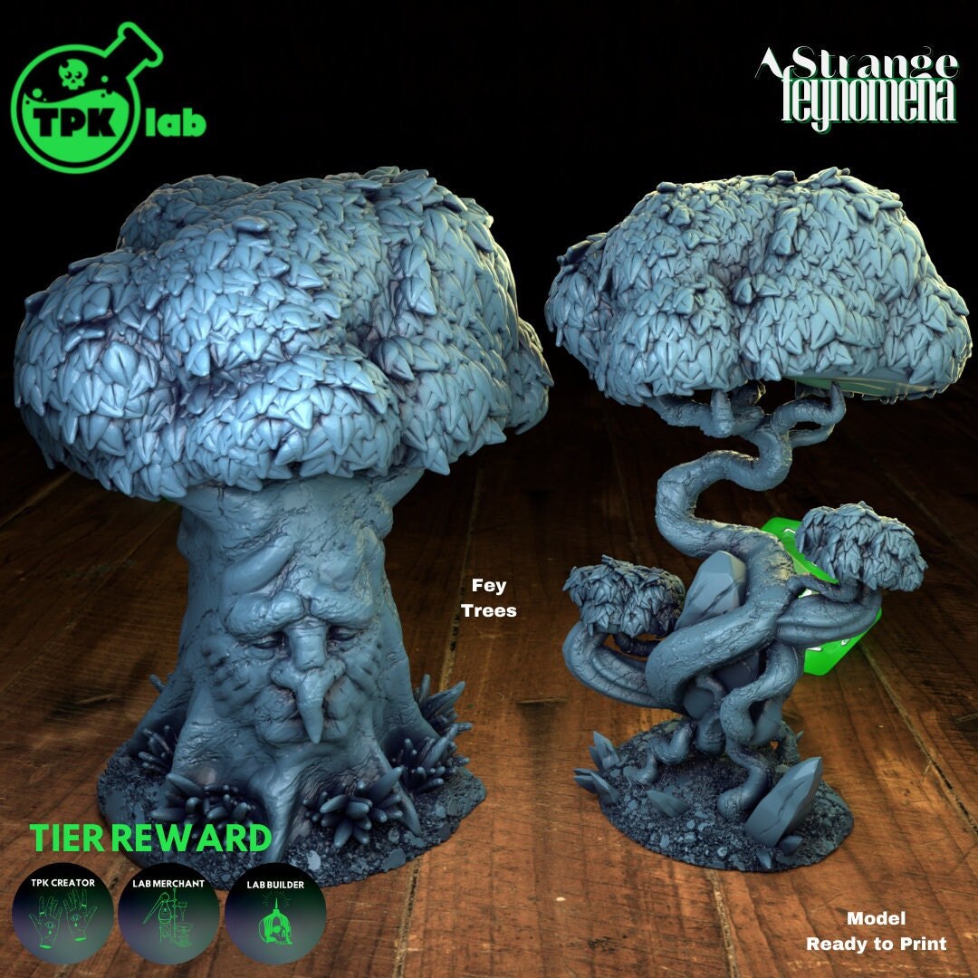 D&D Fey Trees Scenery RPG Model TPK - Etsy