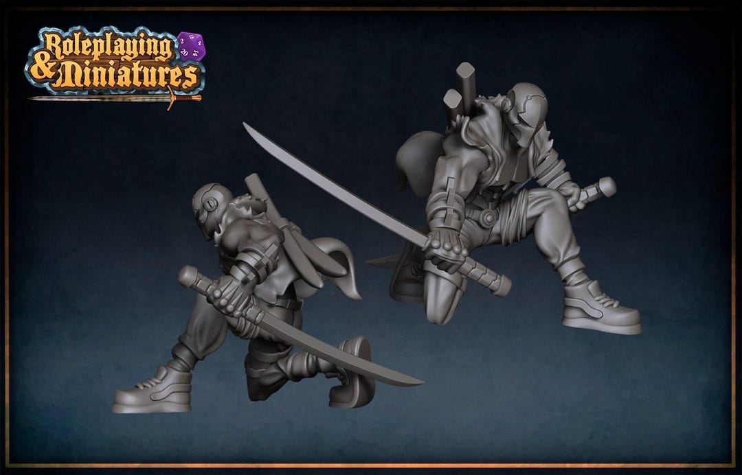 Cyberpunk Cyborg Ninja Street Samurai | RPG Model | Cyborg Ninja | by ...