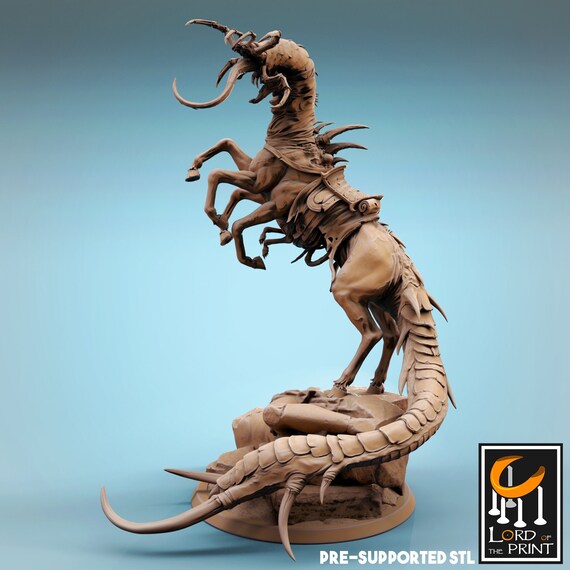 D&D Zombie Horse Monster RPG Model Corrupted Horses by - Etsy
