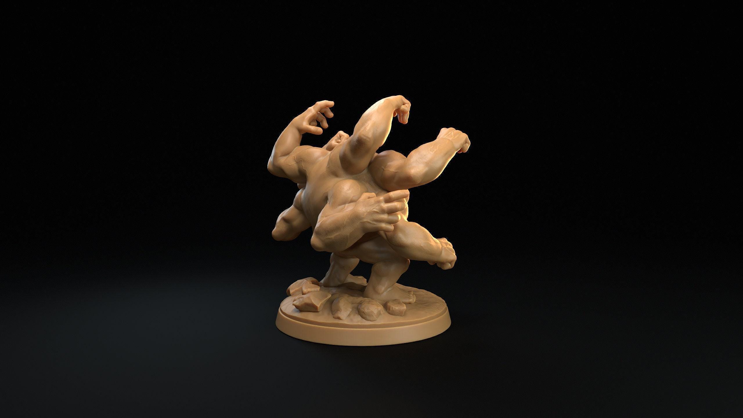 D&D Grappler Demon | RPG Model | the Grabbler | by Dragon Trappers ...
