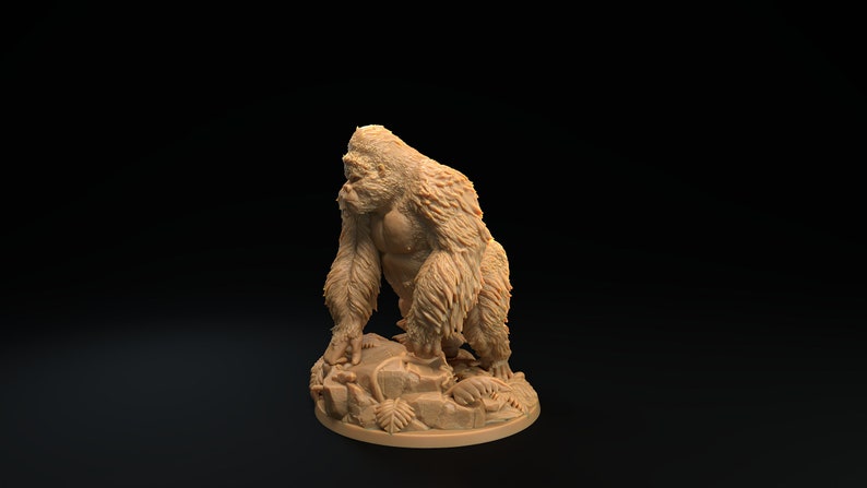 D&D Wild Ape RPG Model Gorilla by Dragon Trappers Lodge - Etsy