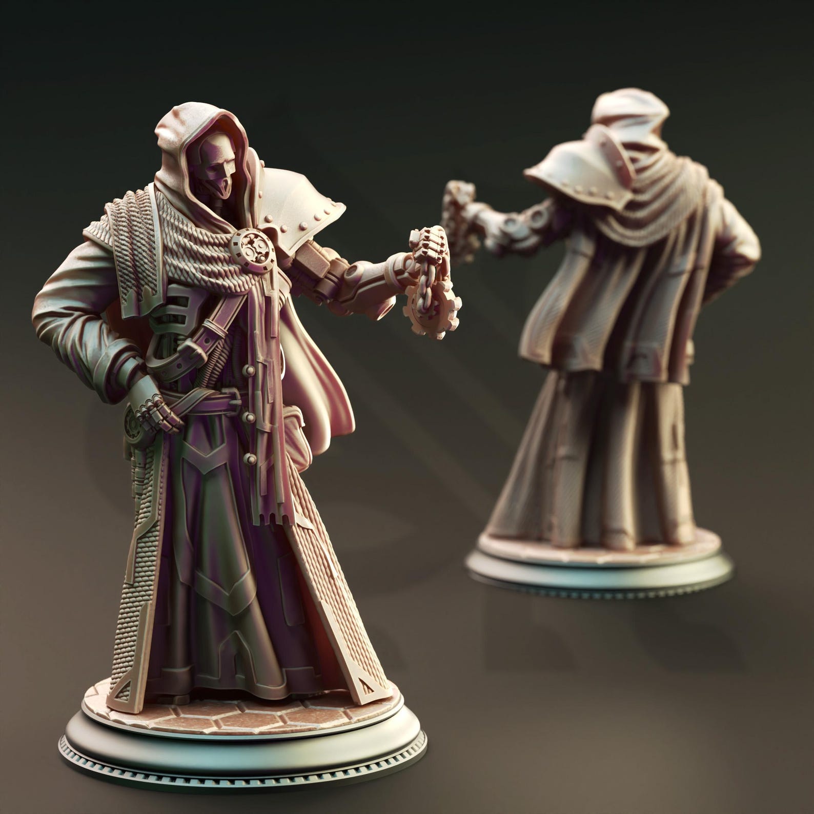 D&D Mechanical Priest | RPG Model | Senetus - the Old One | by DM Stash ...