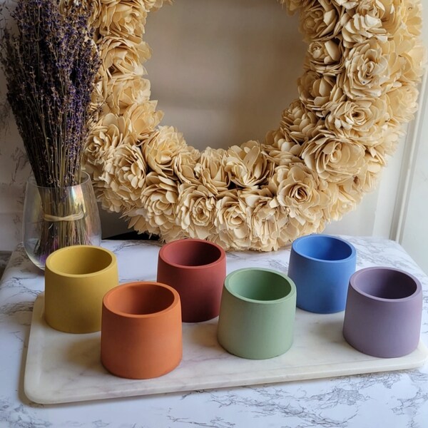 Colorful Flower Pots - Etsy