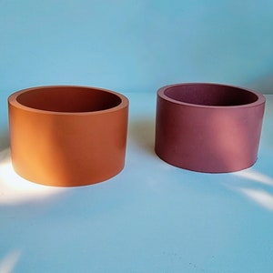 4 Inch Plant Pot Concrete Planter Optional Drainage - Etsy