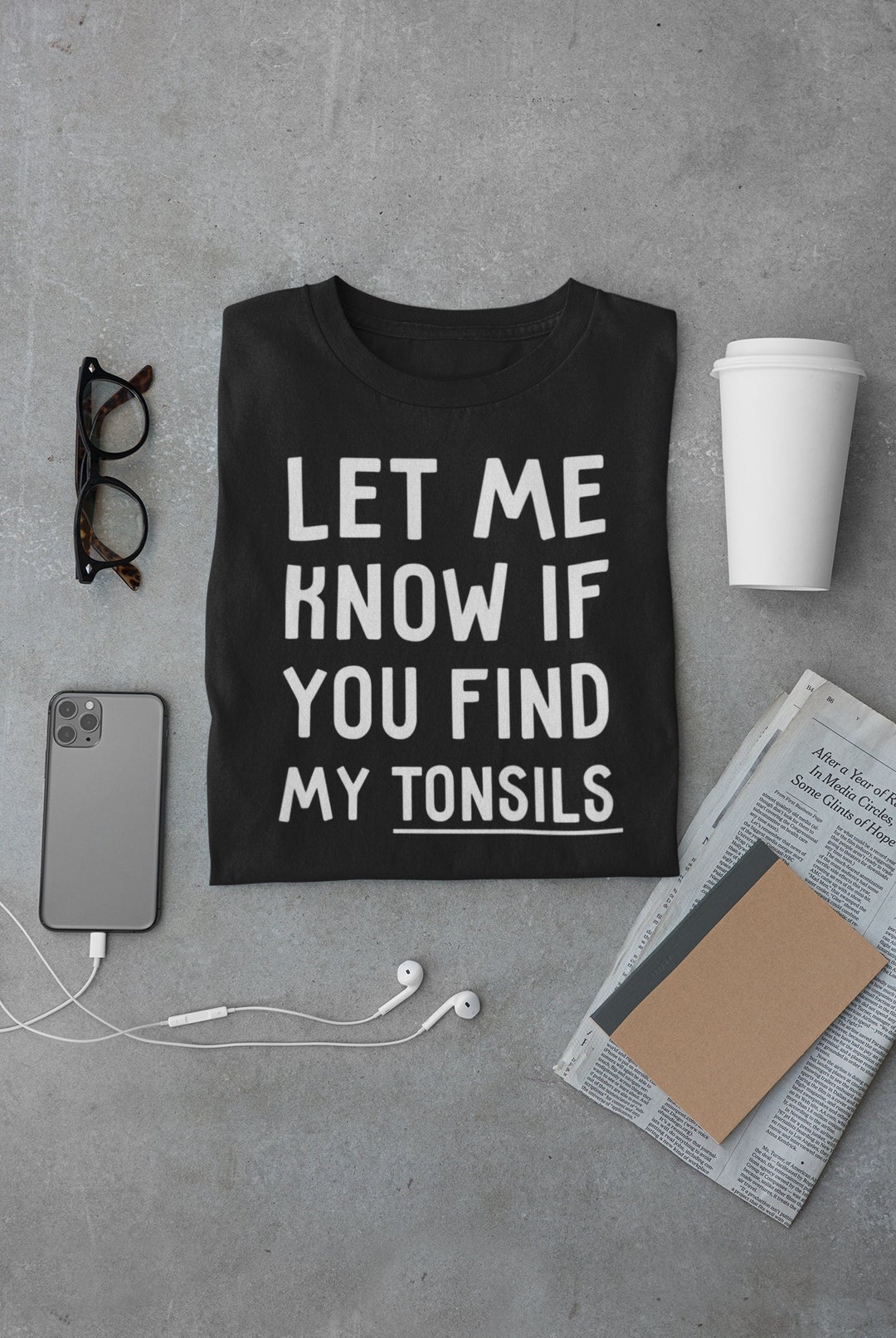 Funny Tonsil Surgery Operation Gift Unisex T-shirt Tonsillectomy Joke ...
