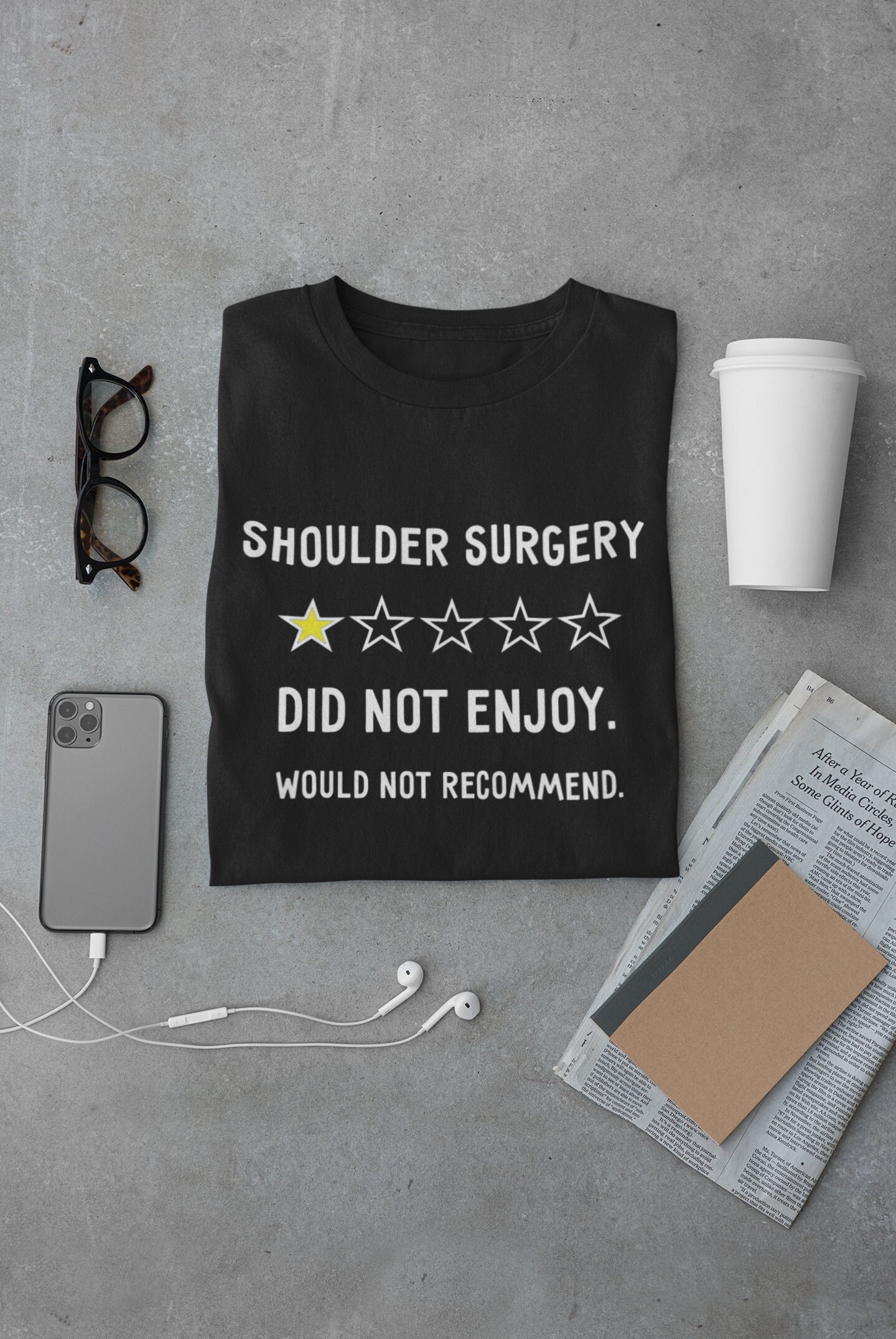 Shoulder Surgery Gift T-shirt - Funny Shoulder Surgery Joke - Gift ...