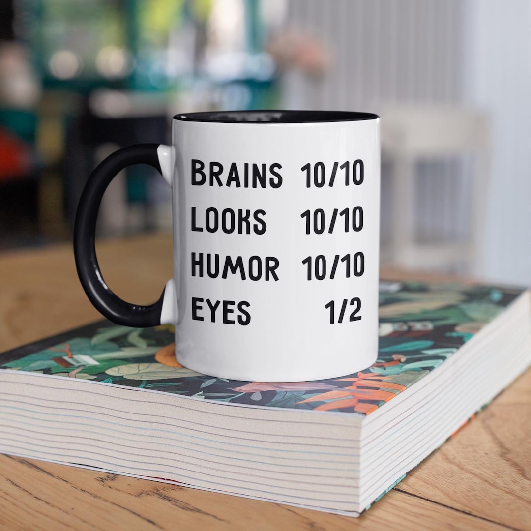 Eye Surgery Gift Mug - Funny Eye Operation Joke - 1 Out of 2 - Etsy