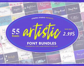 Handlettered Font Bundle Font Bundle, Handwritten Font, Calligraphy Font, Script Font, Cricut ...