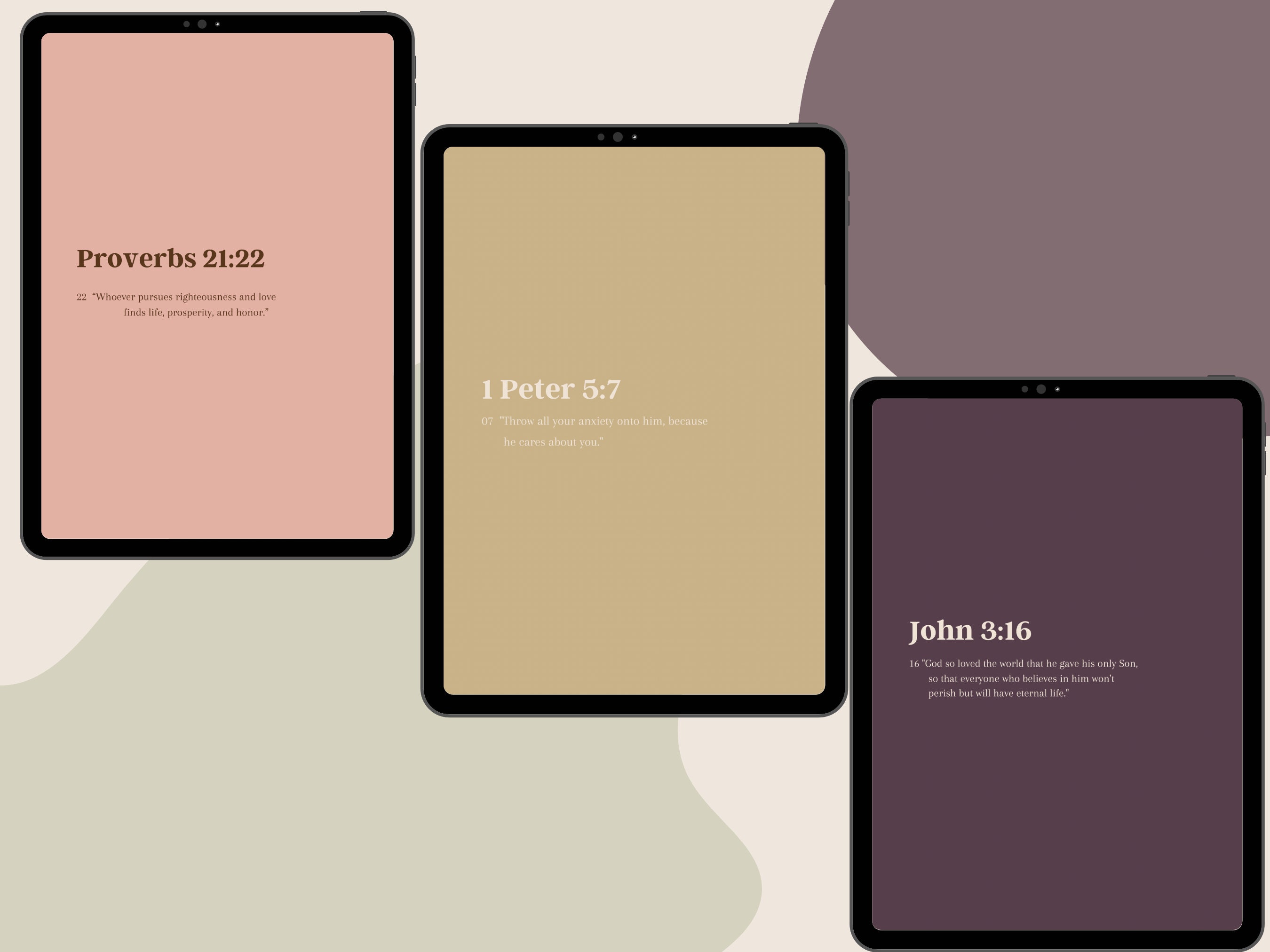 10 Minimalist Bible Verse Wallpaper for iPad L Empowerment and - Etsy
