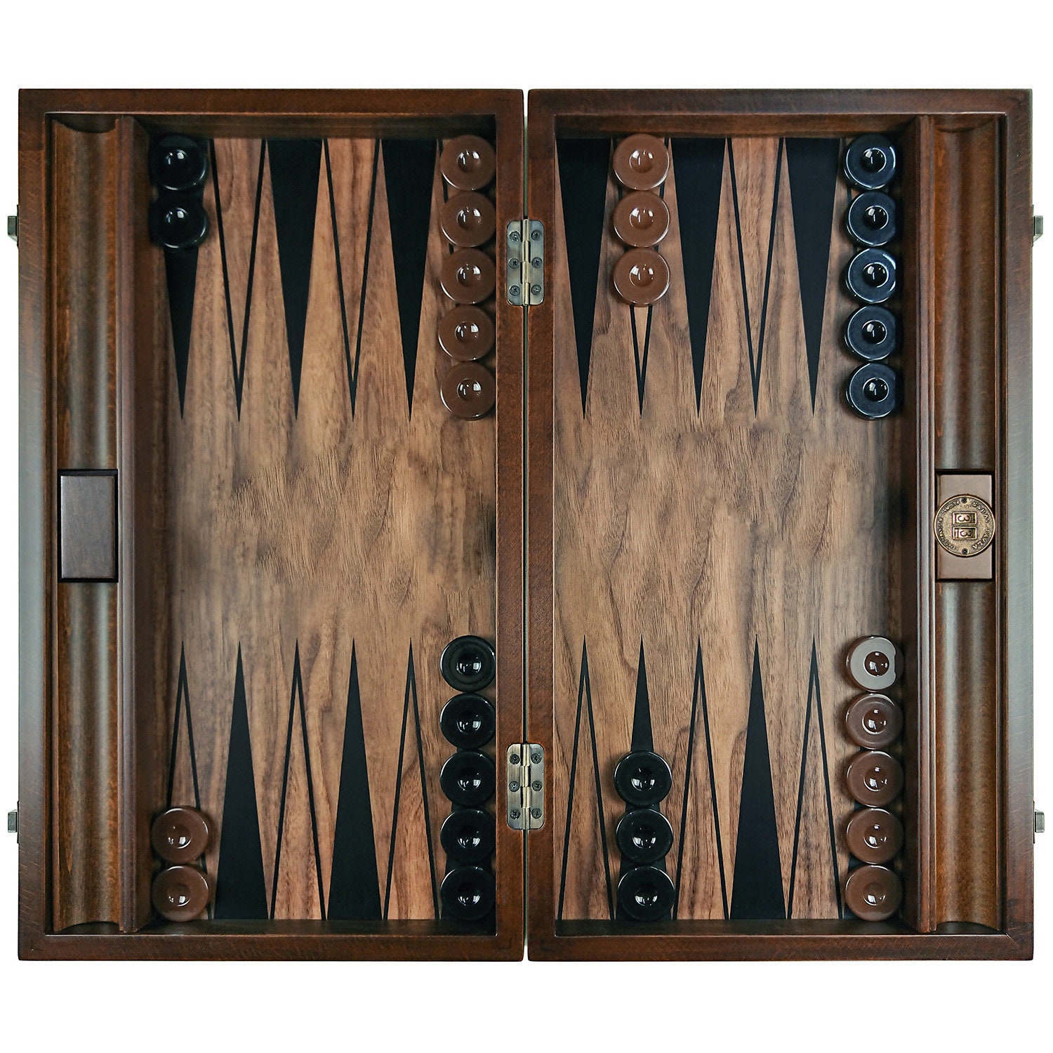 Personalized Antique Wood Backgammon Set, Handmade Minimalist ...