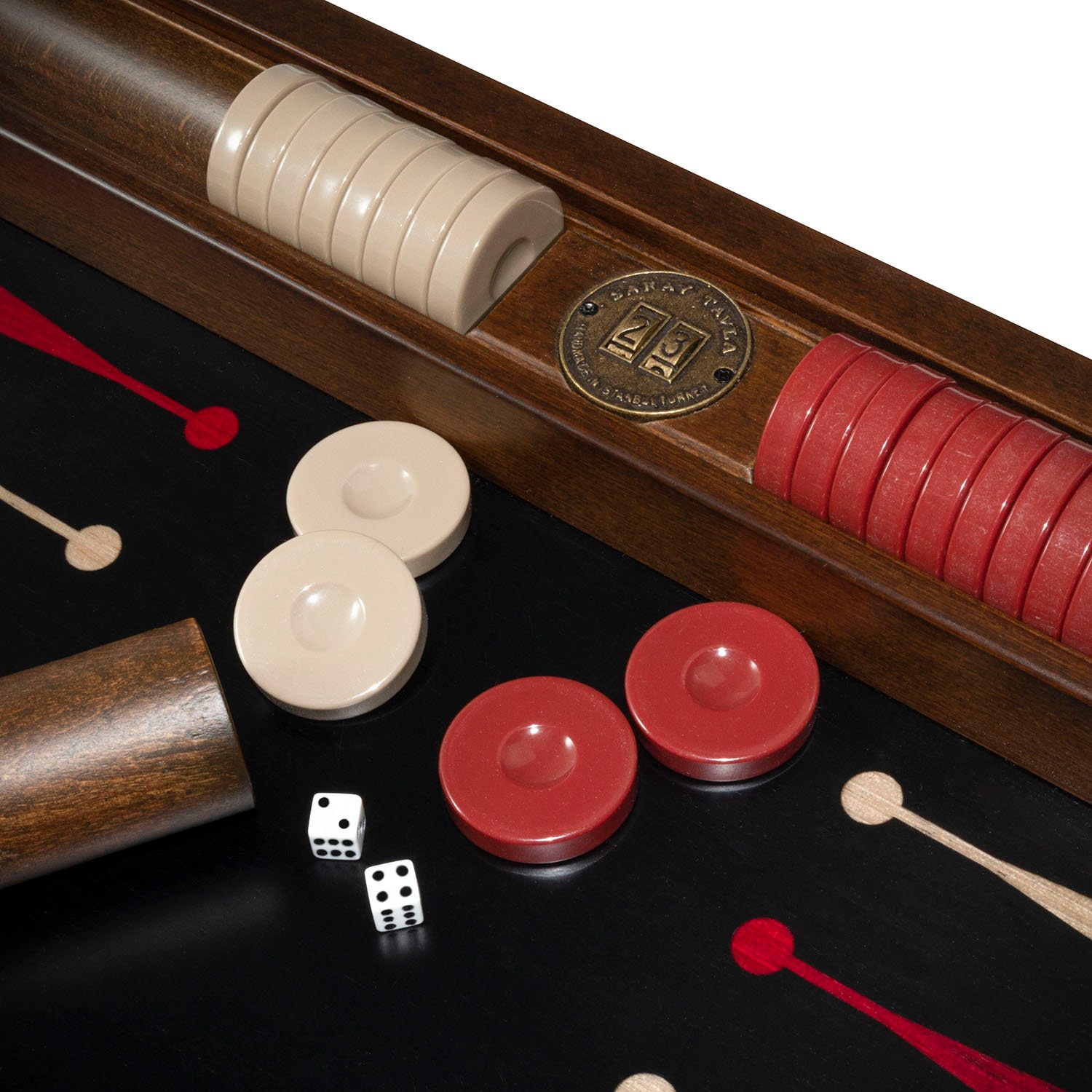Premium Personalized Black-red Backgammon Set Handmade Wooden - Etsy
