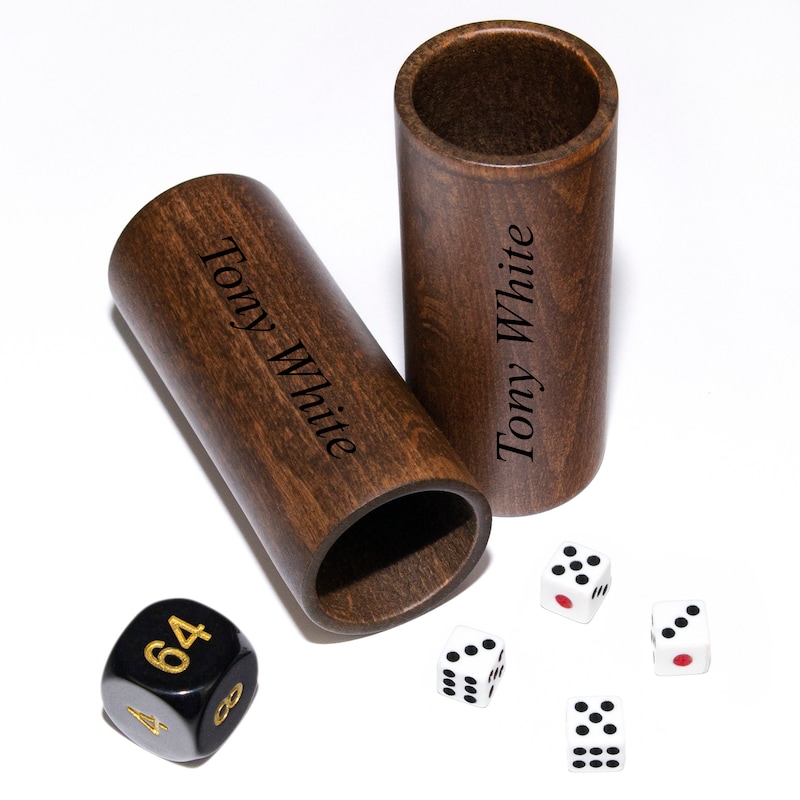 Custom Backgammon Cup - Etsy