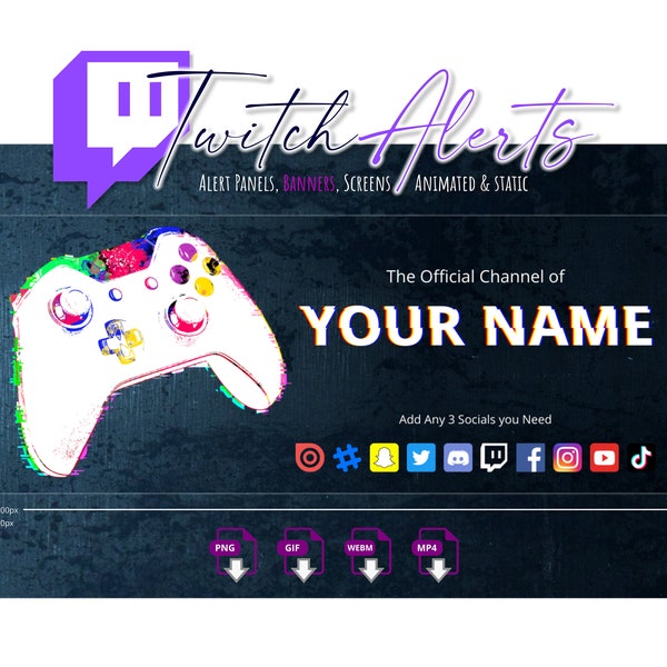 Twitch Banner Gif - Etsy