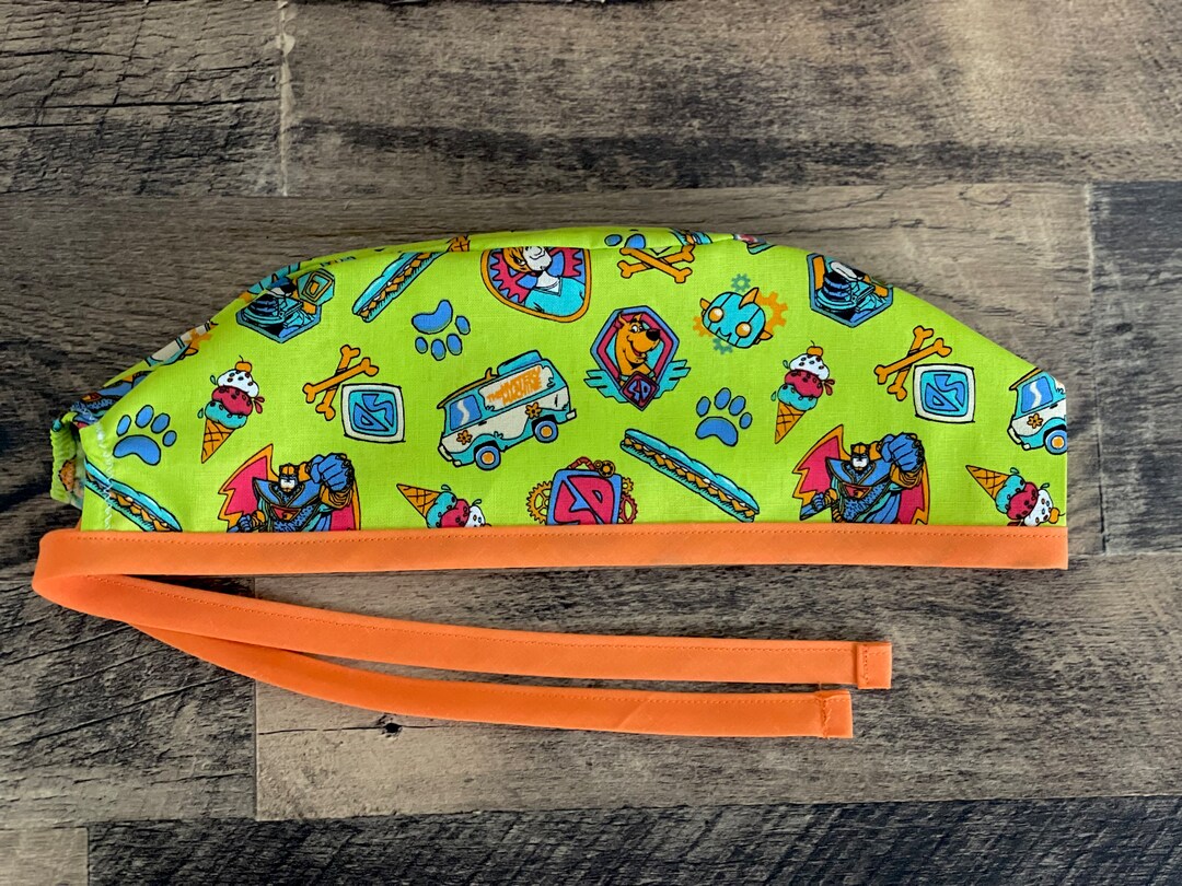 Scoooob Cartoon Scrub Hat - Etsy