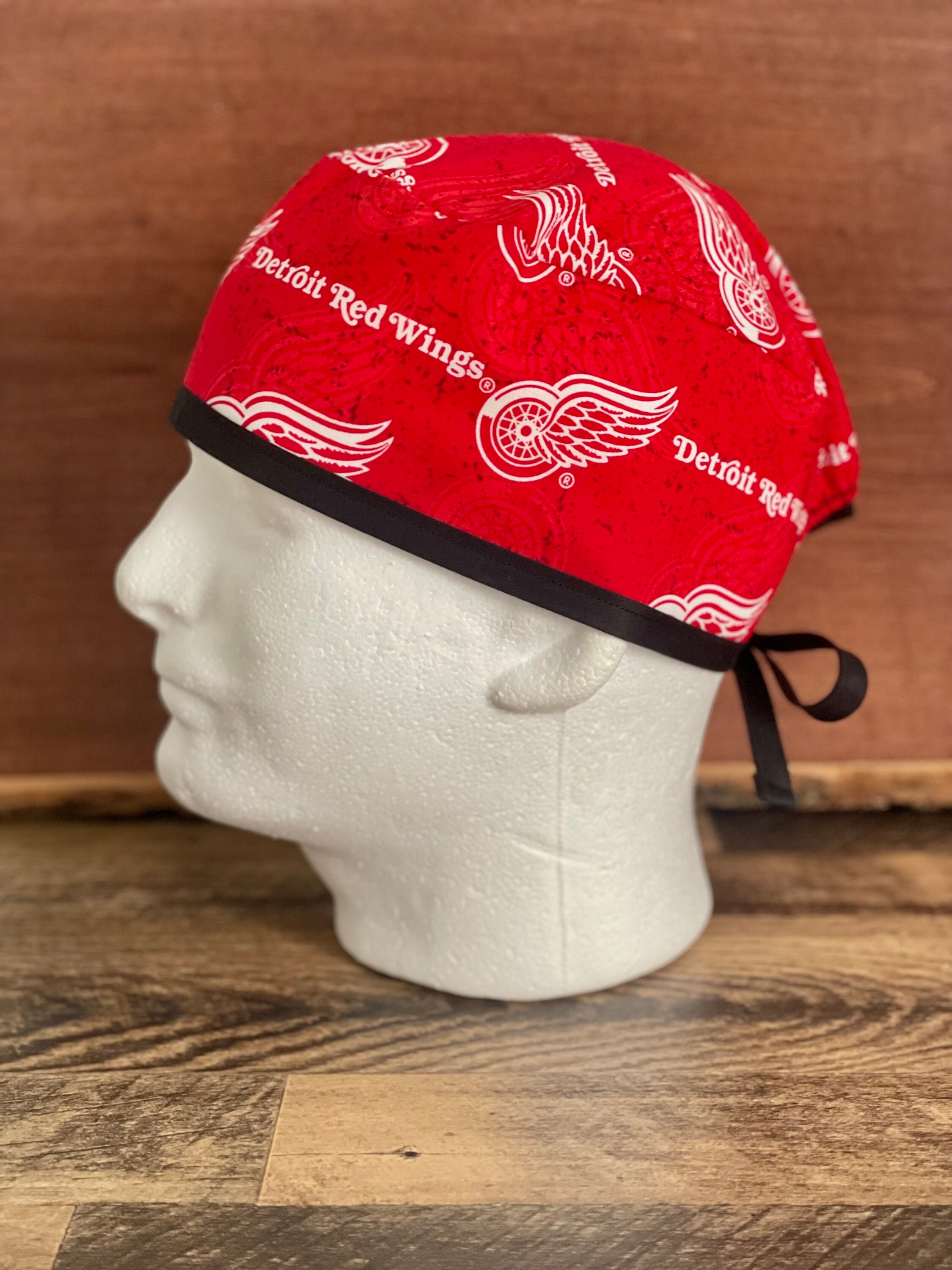 Detroit Hockey Team Distressed Logo Scrub Hat - Etsy