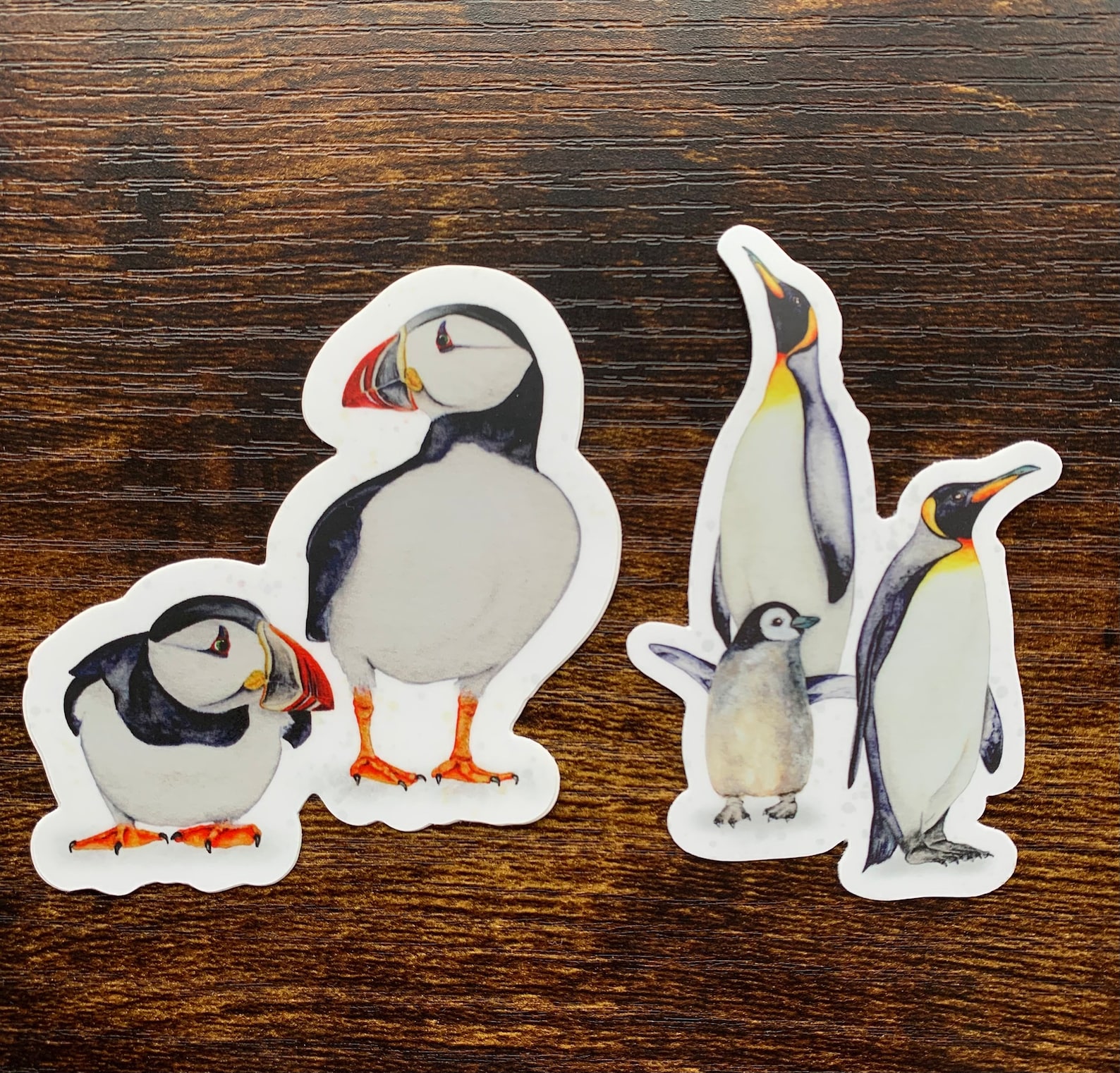 Puffins, Penguins, Puffin Sticker, Penguin Stickers, Vinyl Stickers ...