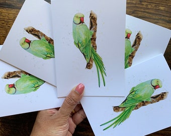 Parrot Thank You Card - Etsy