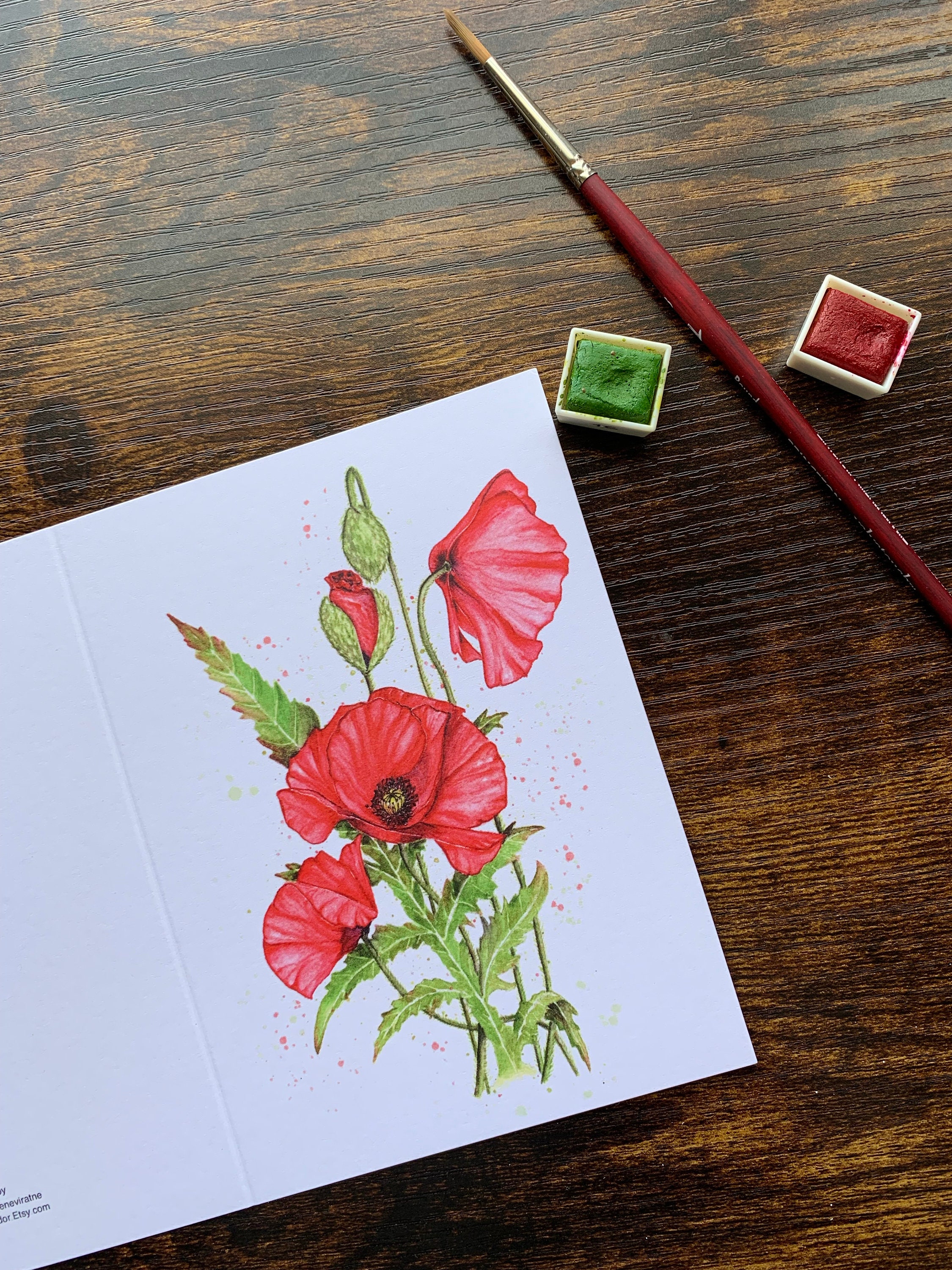 Poppy Greeting Cards, Poppy Cards, Greeting Cards, Sympathy Cards ...