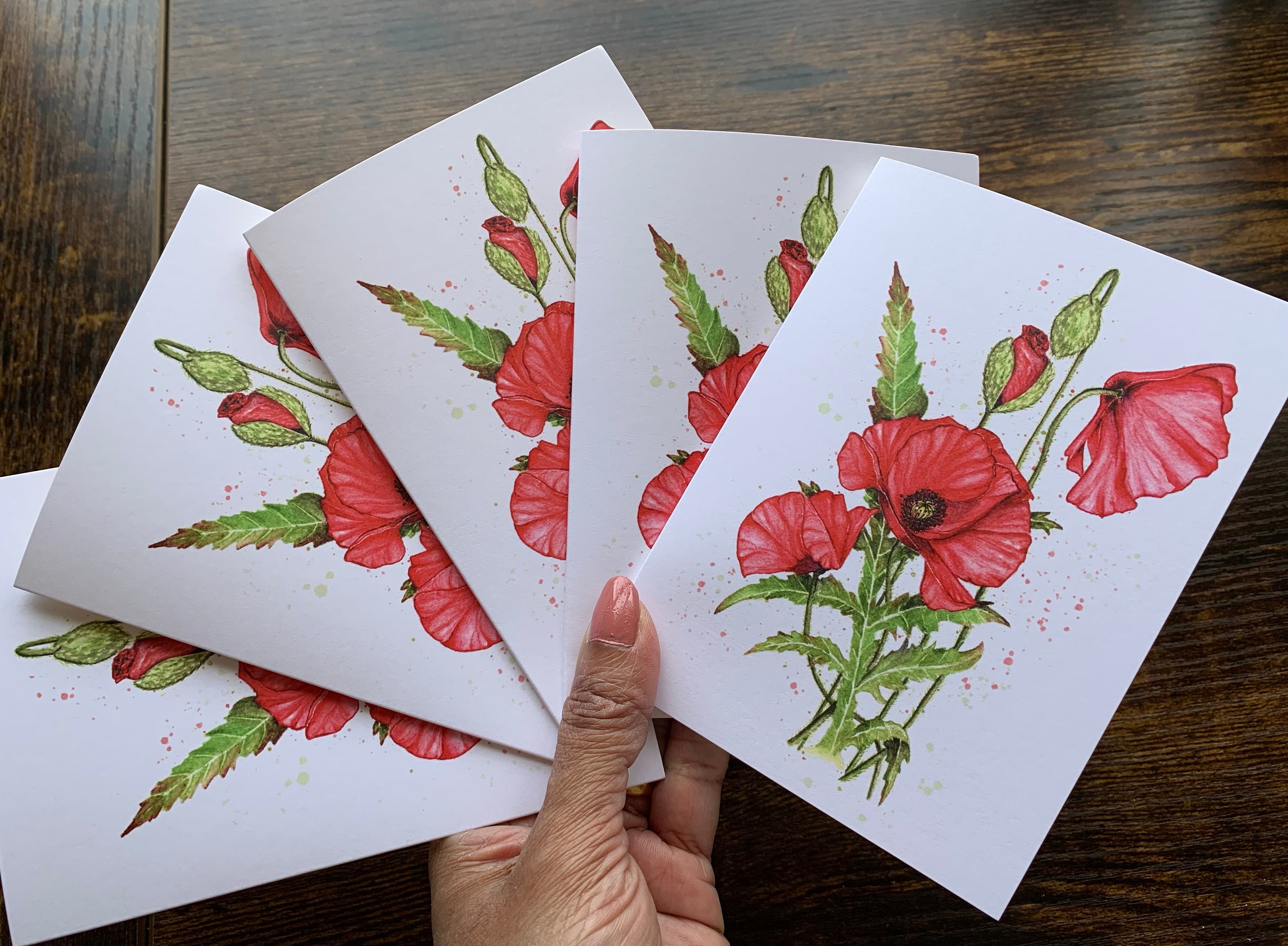 Poppy Greeting Cards, Poppy Cards, Greeting Cards, Sympathy Cards ...