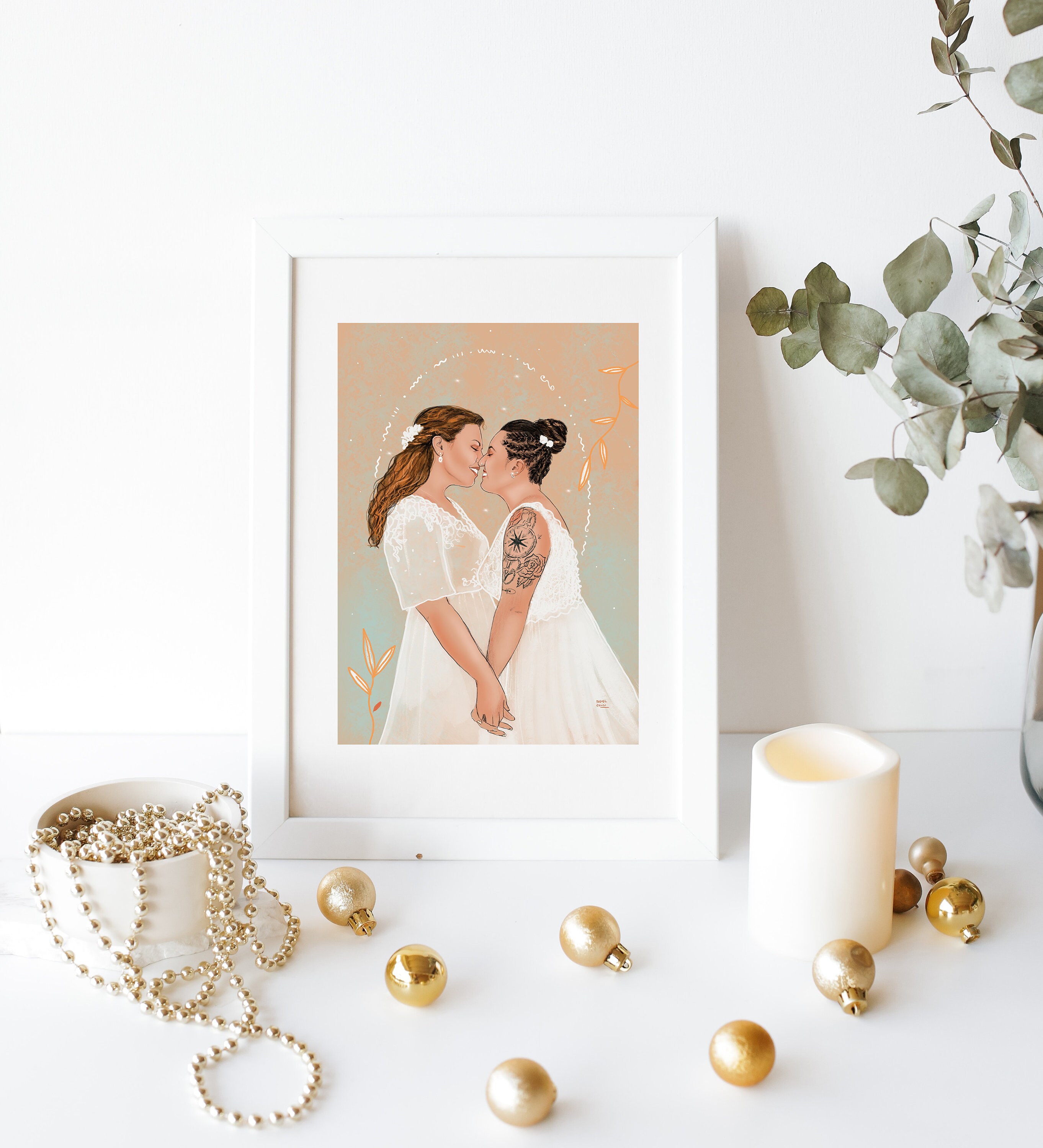 Personalized Illustrations, Personalized Gifts, Original Couples Gifts ...