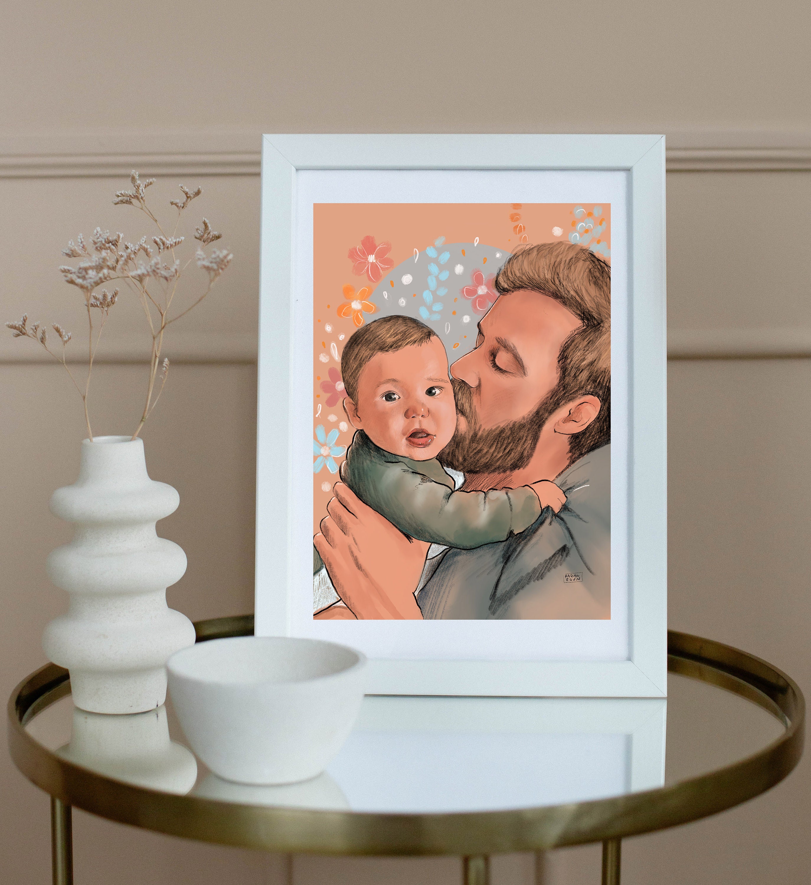 Personalized Illustrations, Personalized Gifts, Original Couples Gifts ...