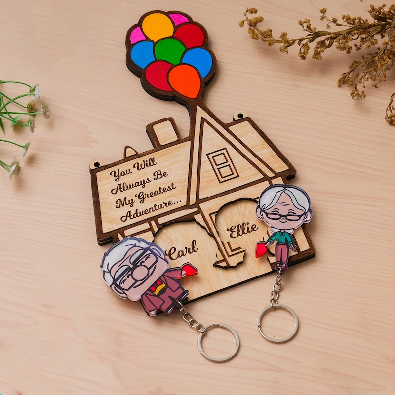 Carl and Ellie House Key - Etsy UK