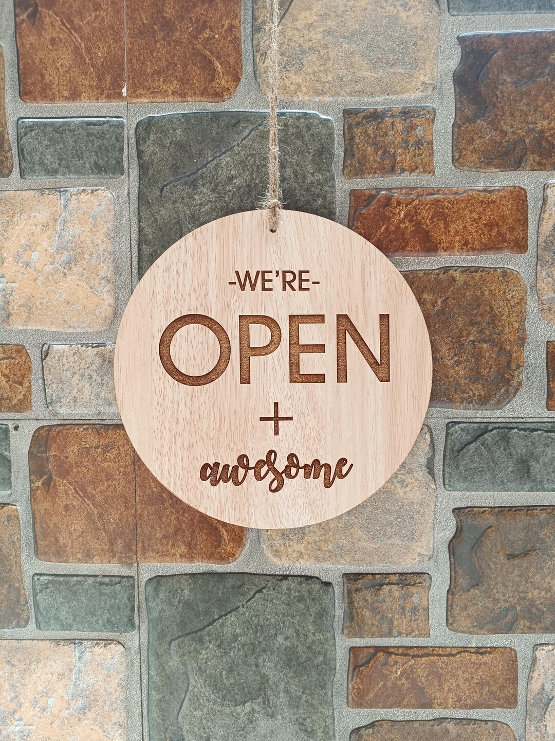 Open Closed Sign for Business Custom Mall, Store, Salon Sign Hanging ...
