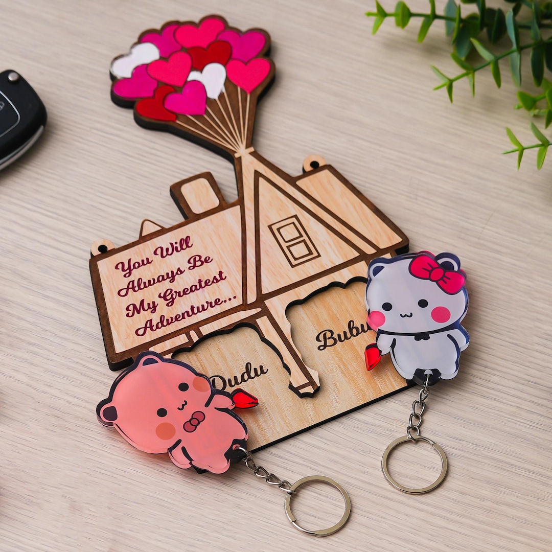 Personalized Dudu Bubu Key Holder- Disney UP Movie Quote - Etsy