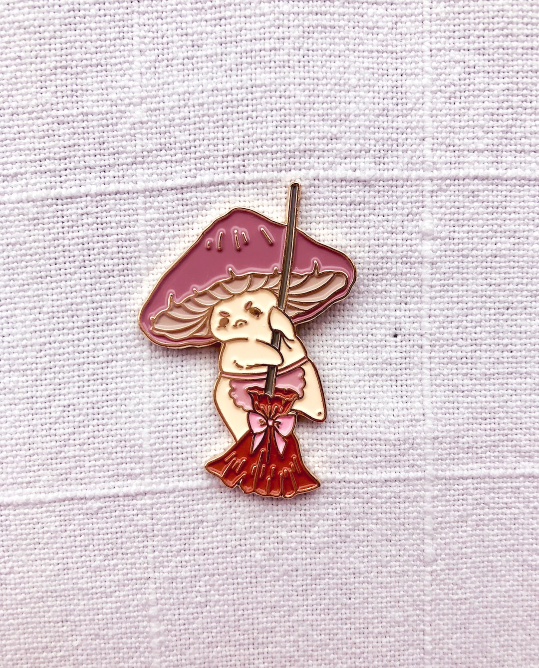 Angry Mushroom Enamel Pin - Etsy