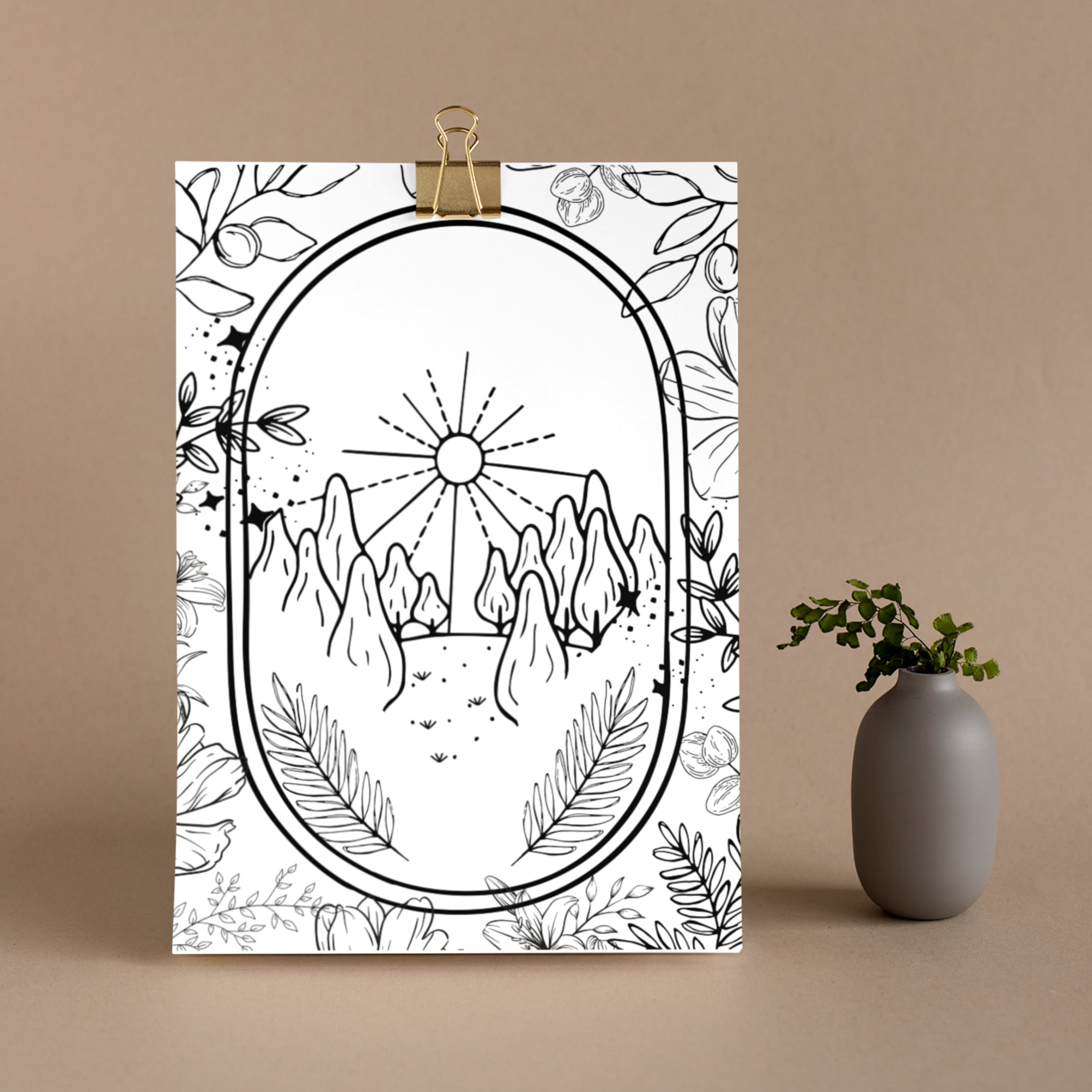 Original Travel Printable Coloring Bundle, Wanderlust Coloring Pages ...