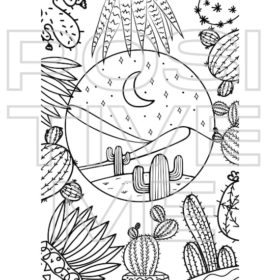 Boho Coloring Pages Printable