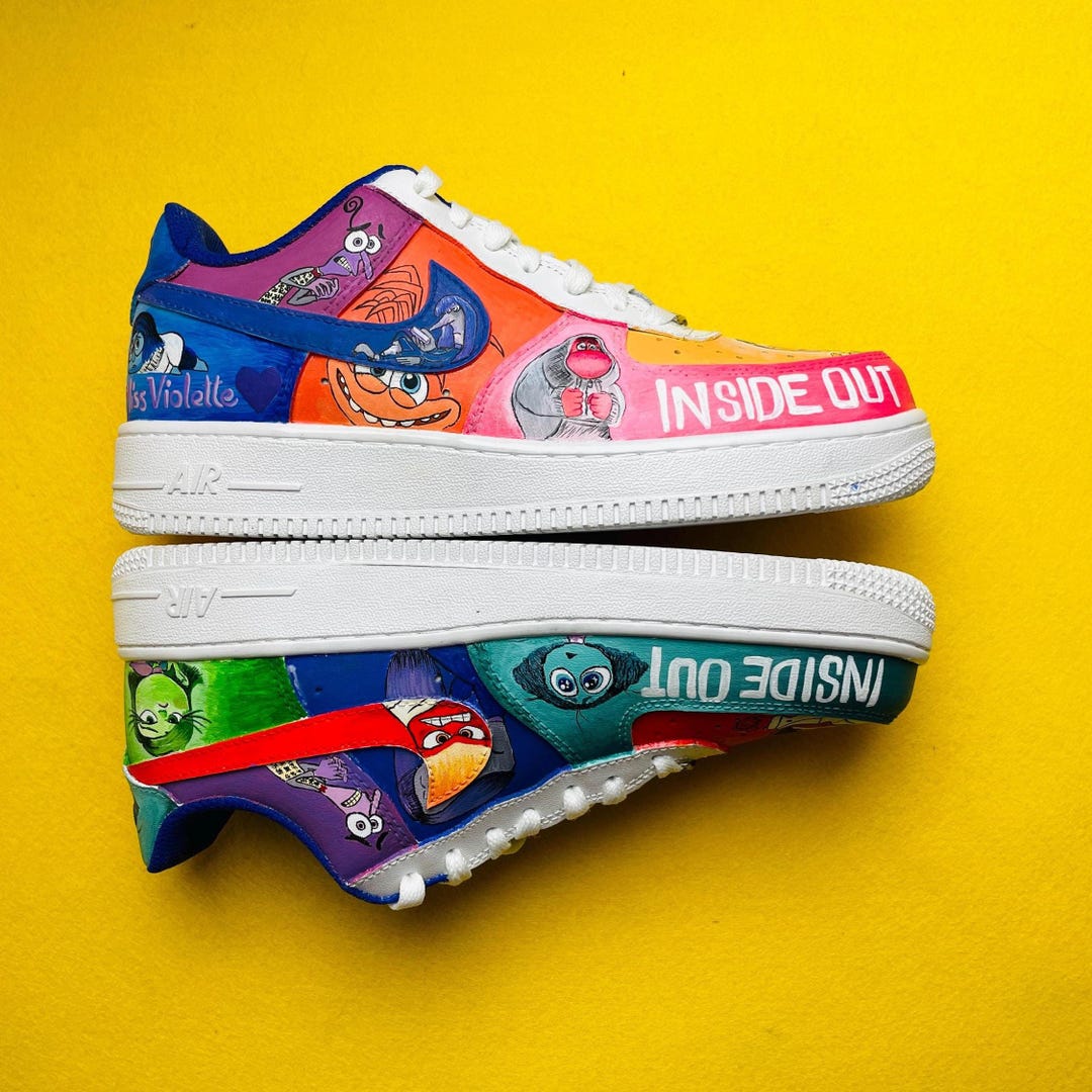 Inside Out Themed Custom Nike Af - Etsy