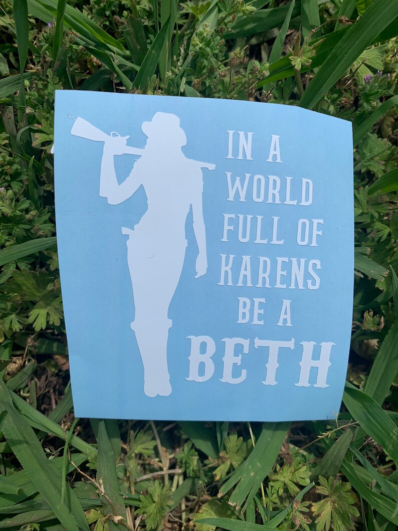 Beth Dutton Decal / Yellowstone Sticker Decal/ Window Decal / | Etsy