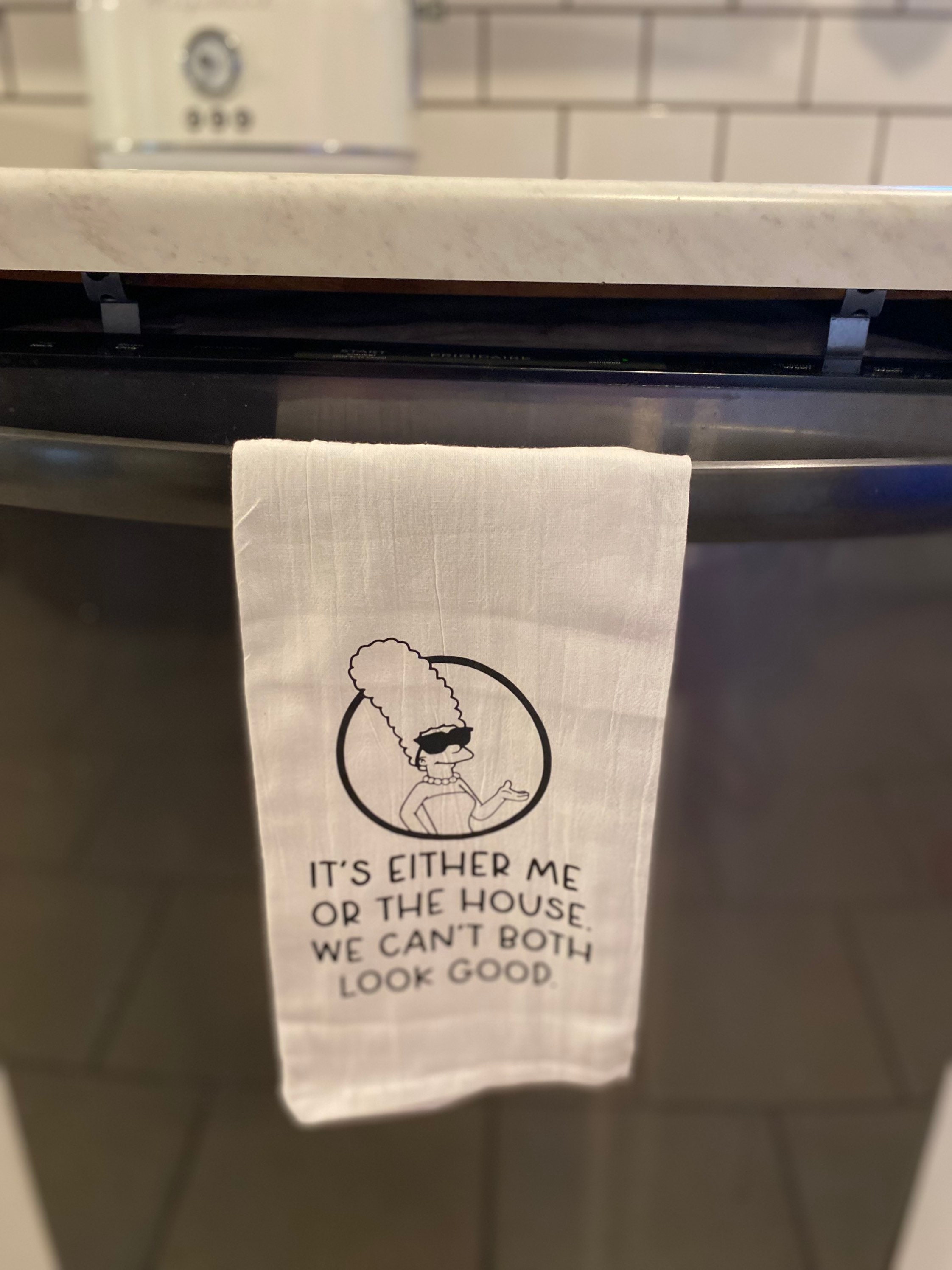 Simpson Kitchen Towel / Marge Simpson / Kitchen Decor / Sassy - Etsy