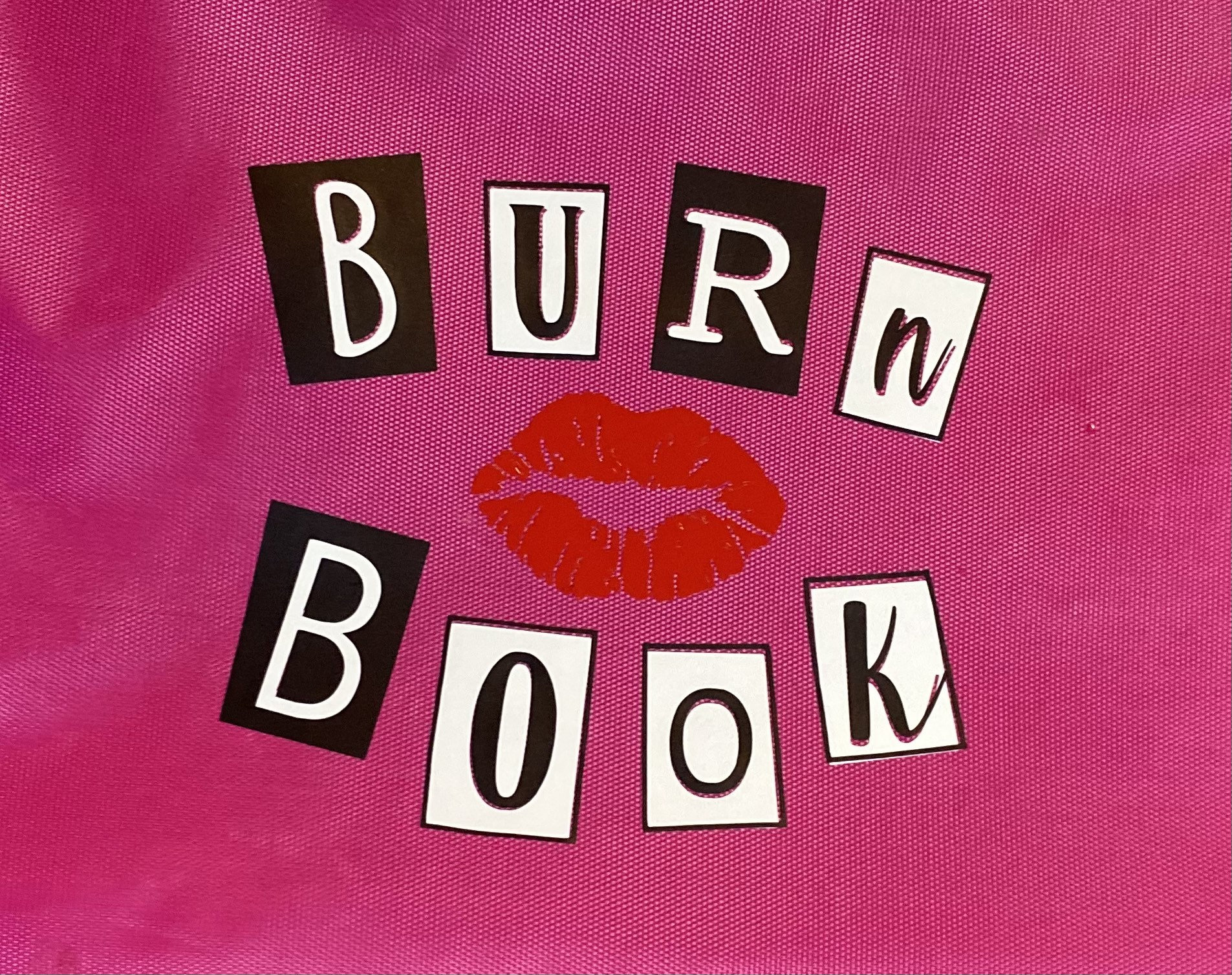 Burn Book Decal / Burn Book Sticker / Tumbler Decal / Planner Sticker ...