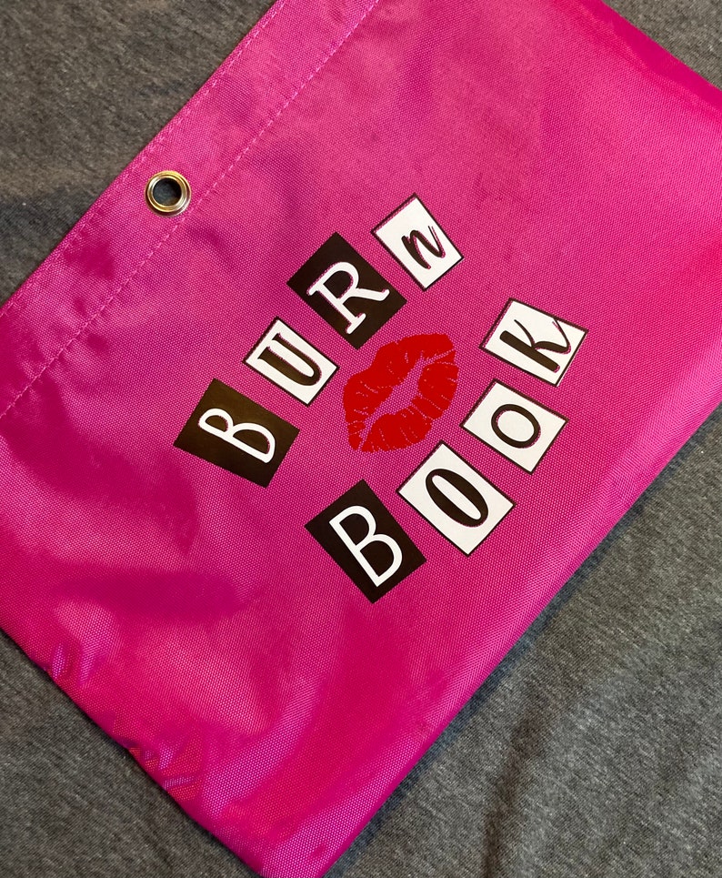 Burn Book Decal / Burn Book Sticker / Tumbler Decal / Planner - Etsy