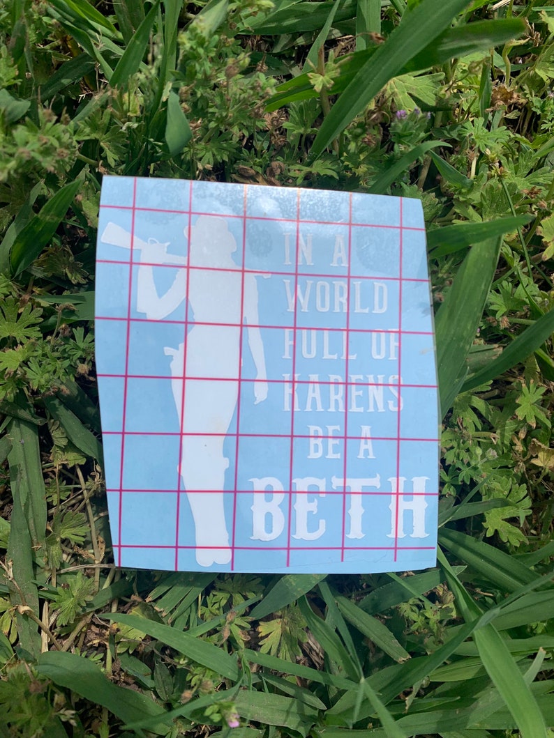 Beth Dutton Decal / Yellowstone Sticker Decal/ Window Decal / | Etsy