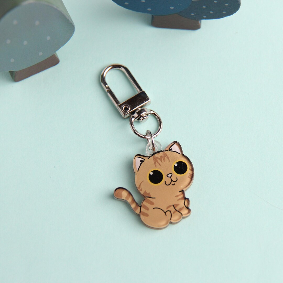 3cm Mini Cats Acrylic Keychain - Cute Cat Breed Collectible - Etsy
