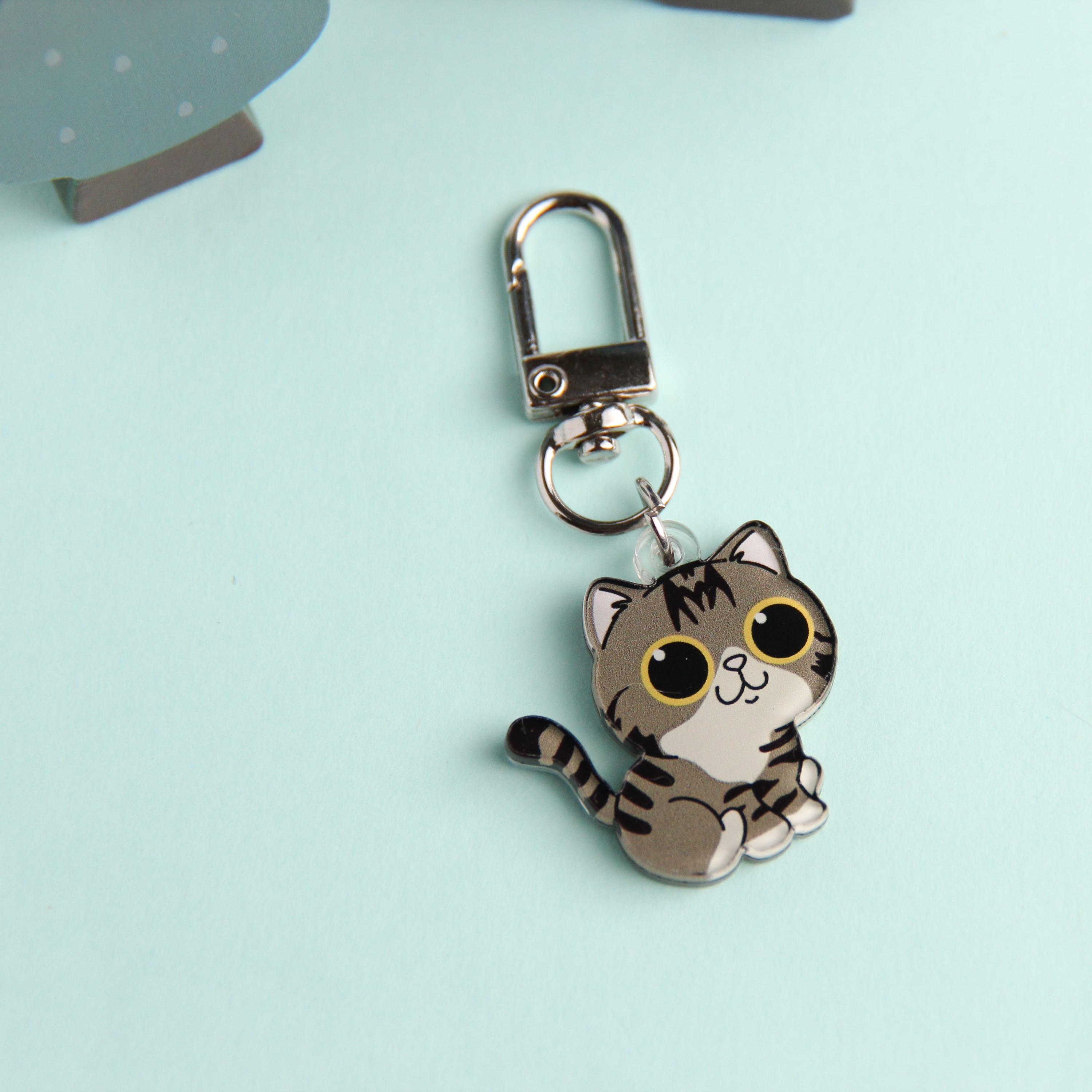 3cm Mini Cats Acrylic Keychain - Cute Cat Breed Collectible - Etsy
