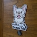 Pug Acrylic Door Sign, Cute Dog Breed Door Sign, Adhesive Pet Home Sign ...