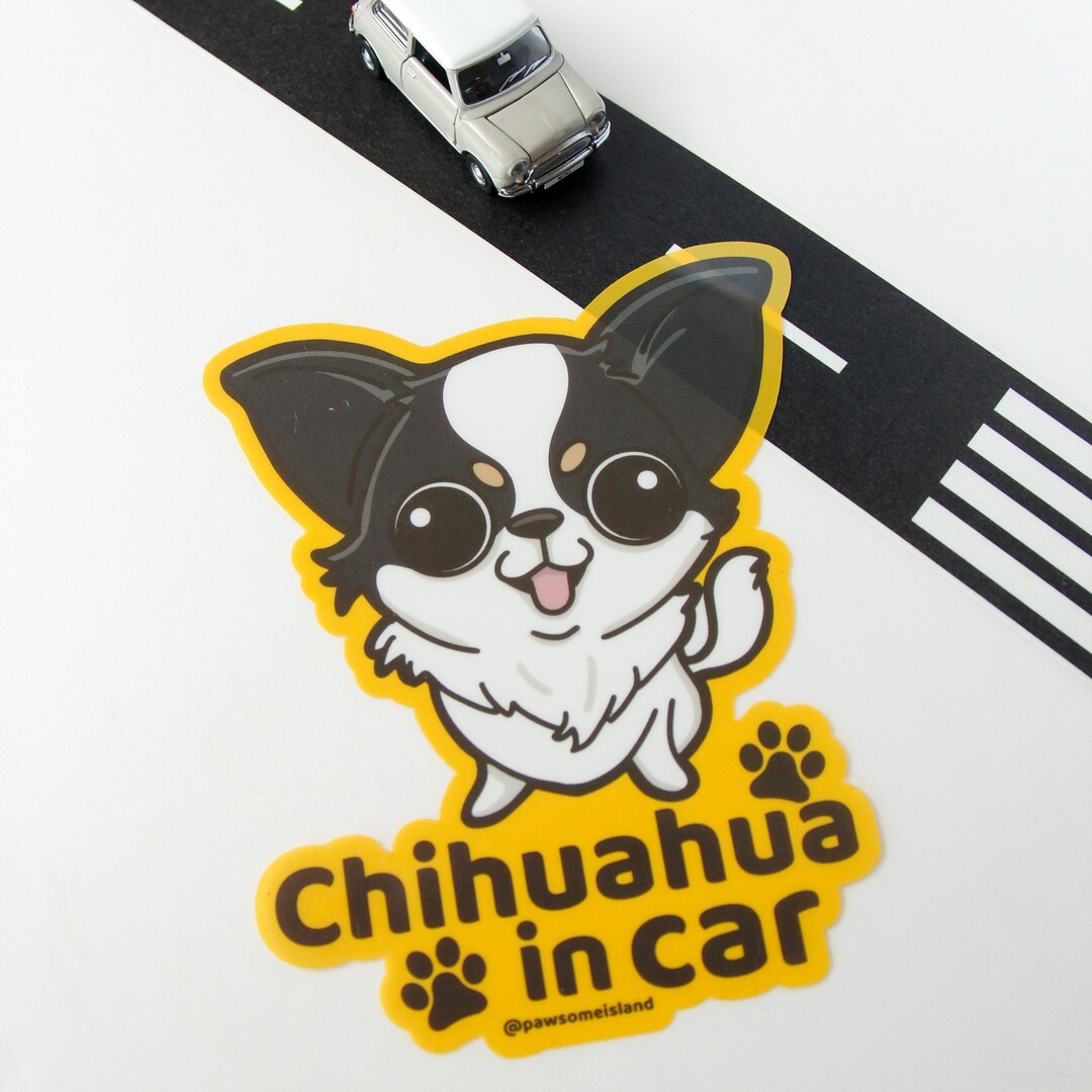 Chihuahua Car Sticker - A Must-have for Dog Lovers! - Etsy