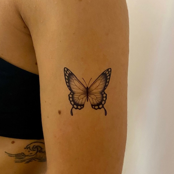 Temporary Tattoo Butterfly - Etsy
