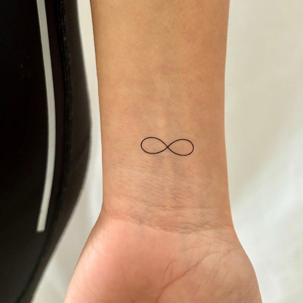 Infinity Temporary Tattoo - Etsy