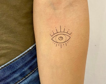 2 Eye Temporary Tattoos Smashtat - Etsy