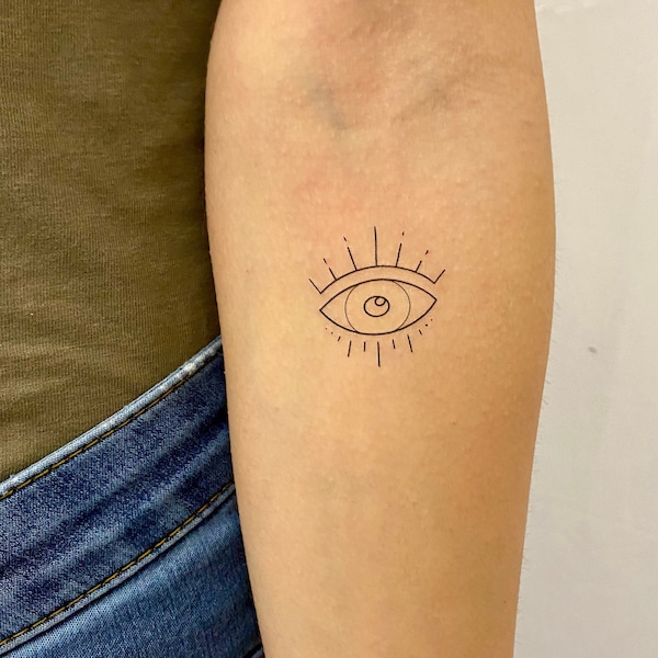 Fake Eye Tattoo - Etsy UK