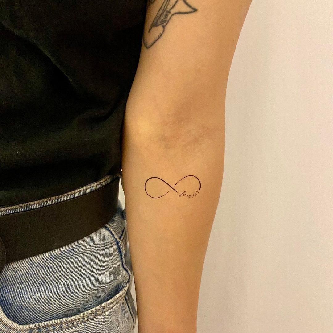 Forever Infinity Temporary Tattoo set of 2 - Etsy
