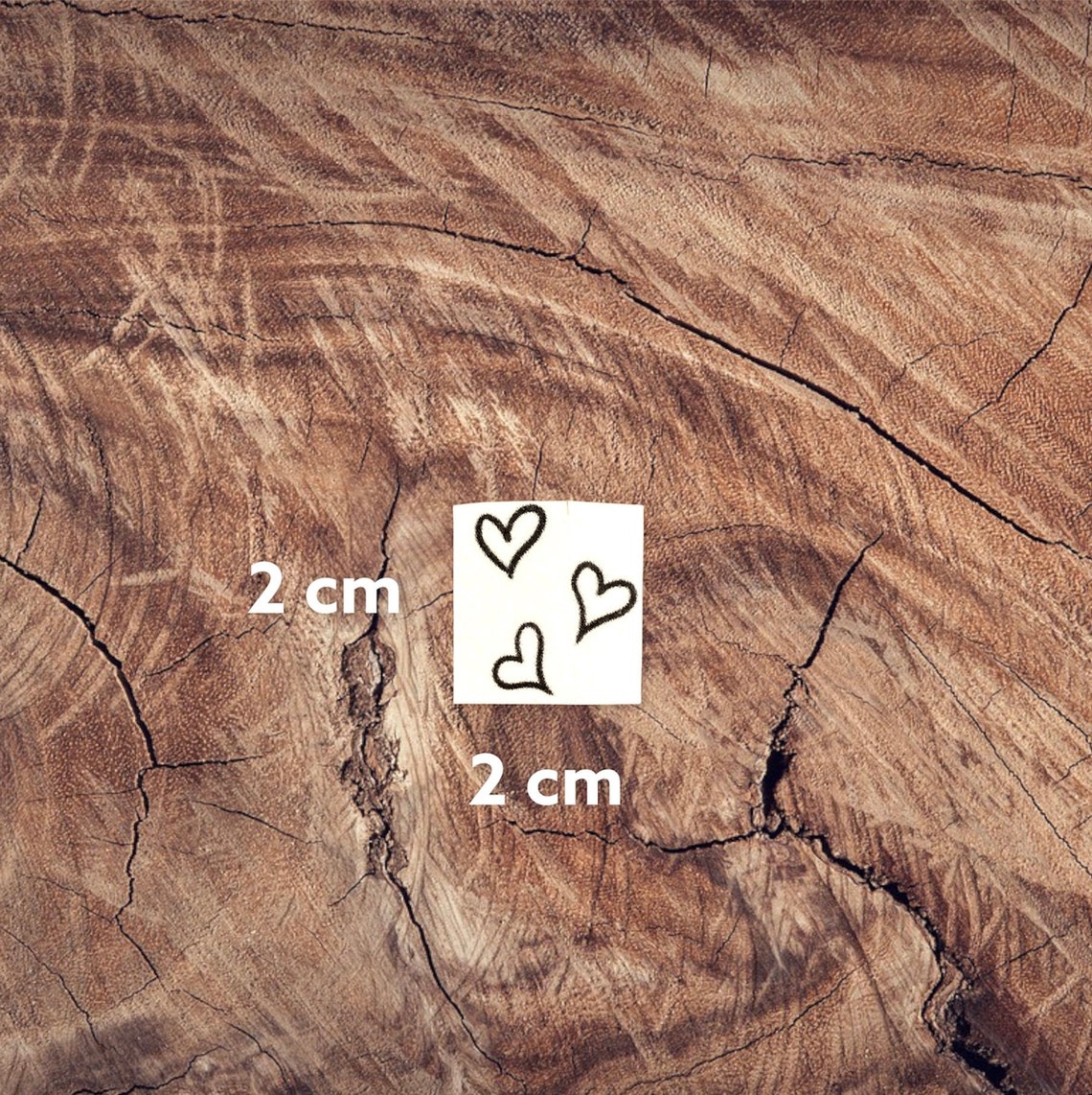 Three Small Heart Temporary Tattoo set of 3 / Tiny Heart - Etsy