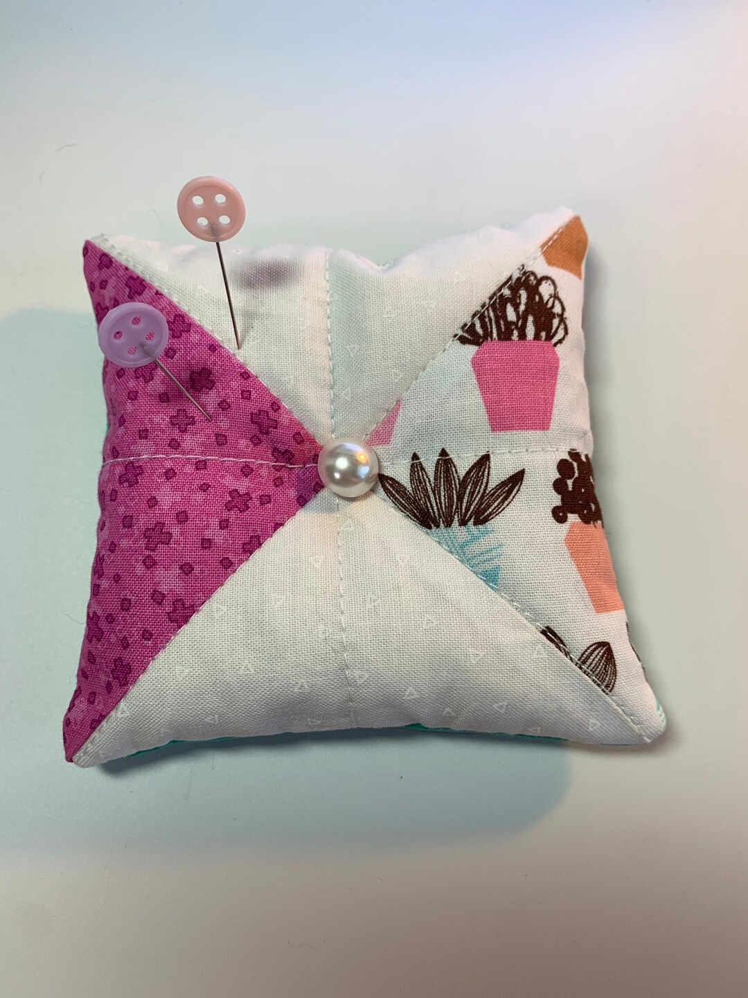 Quilted Pincushion - Etsy