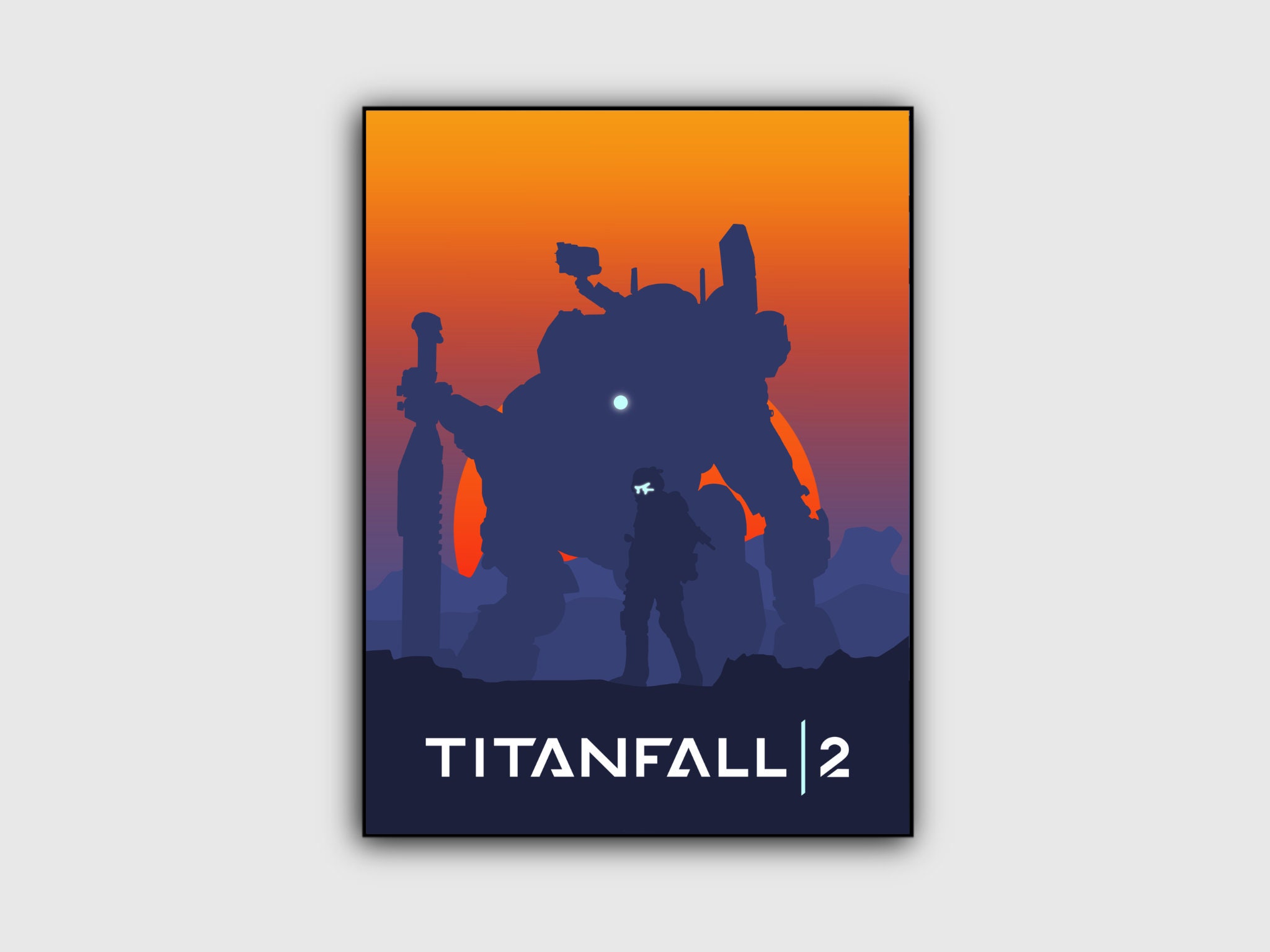 Titanfall 2 Poster | Minimalist I Printable - Etsy UK