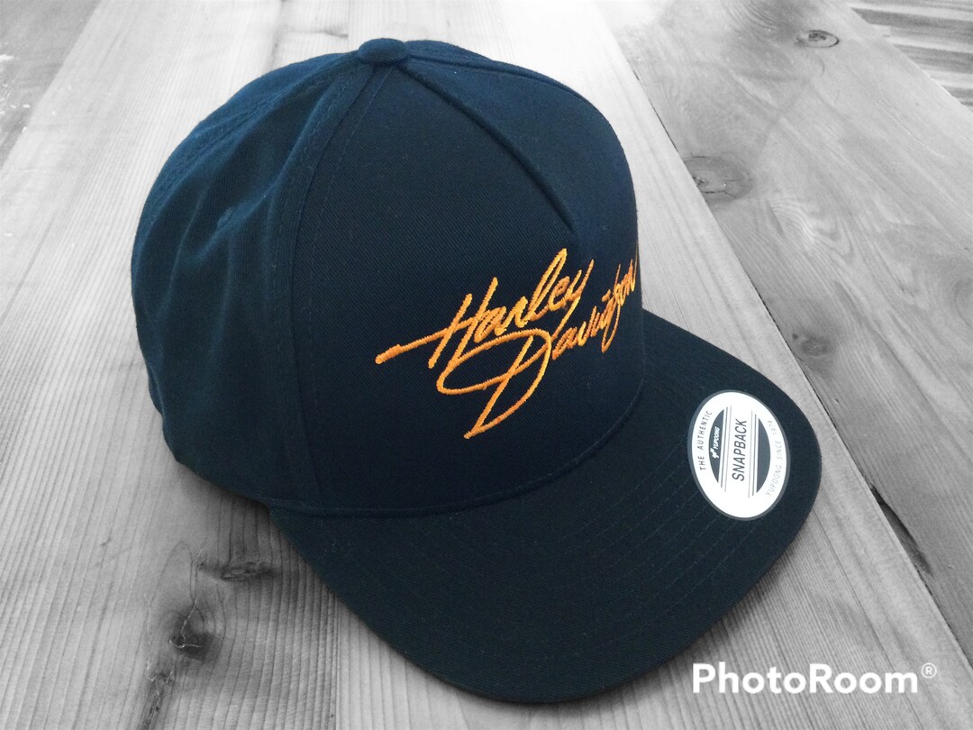 Harley Style Signature Embroidered on a Structured Yupoong - Etsy